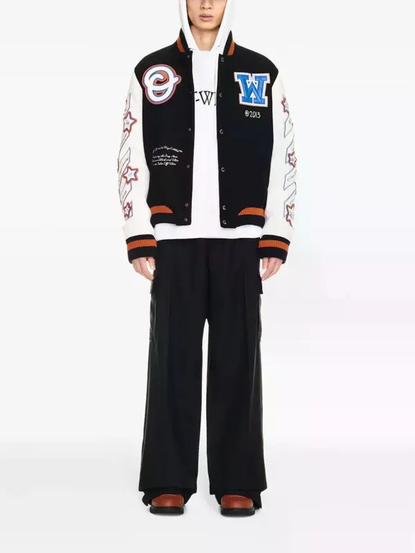 Off-White Patchwork Bomber Jacket