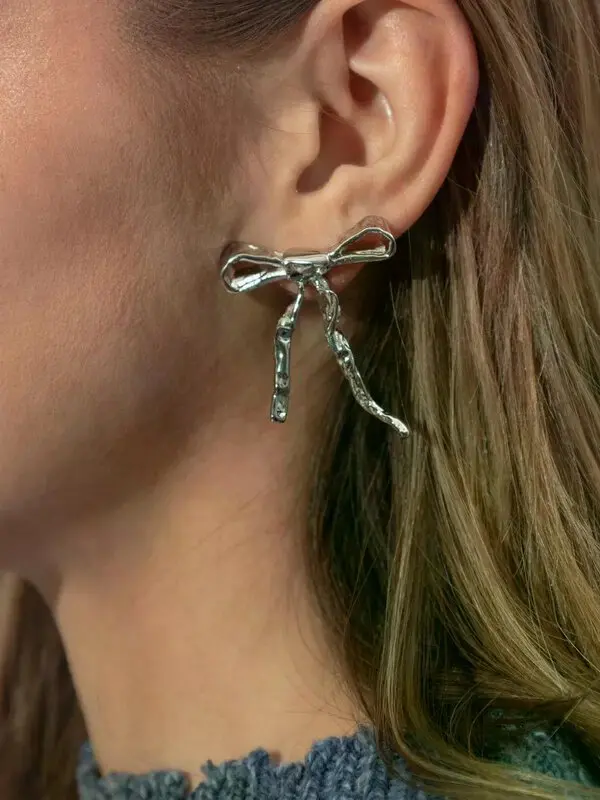 Marni Tone Bow Motif Earrings