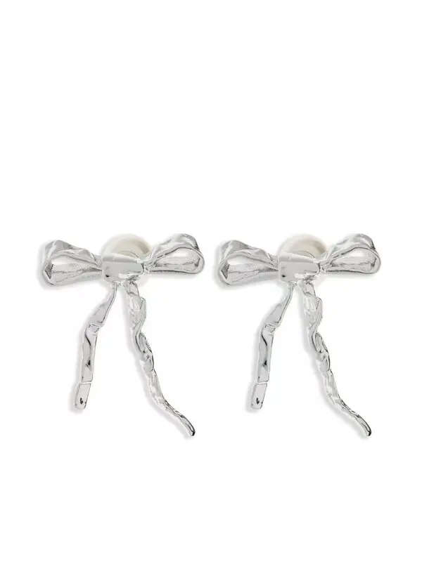 Marni Tone Bow Motif Earrings