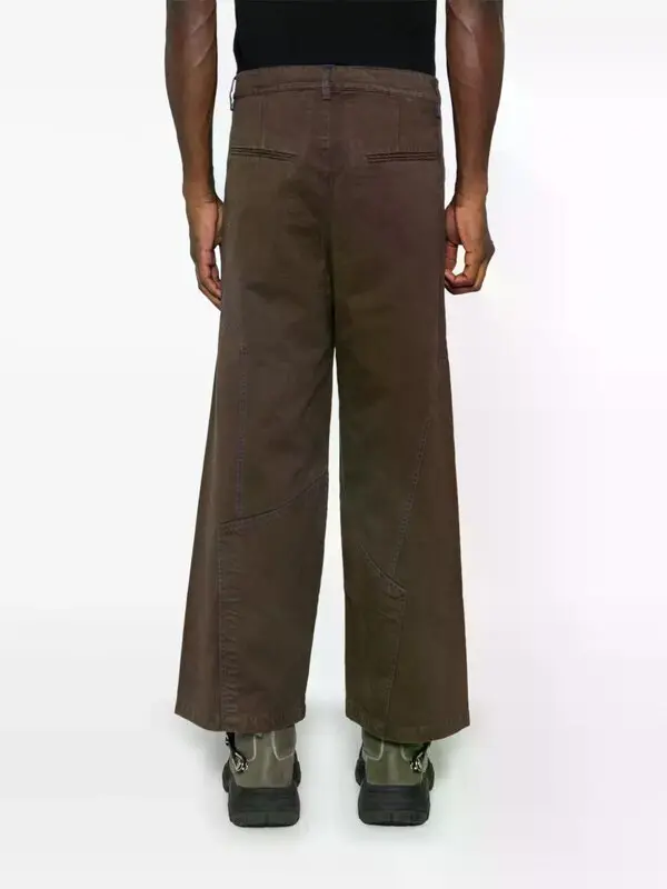 A-COLD-WALL* Cotton Twill Wide-leg Trousers - Brown
