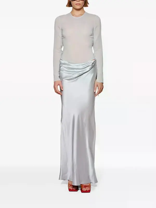 Christopher Esber Silk Draped Maxi Dress