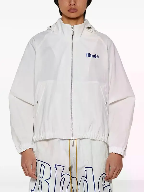 Rhude Logo-print Hooded Track Jacket