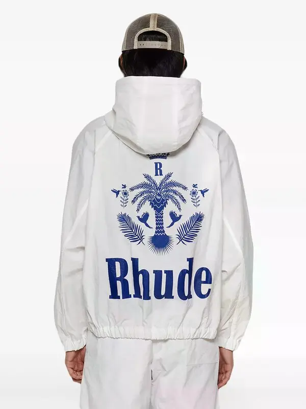 Rhude Logo-print Hooded Track Jacket