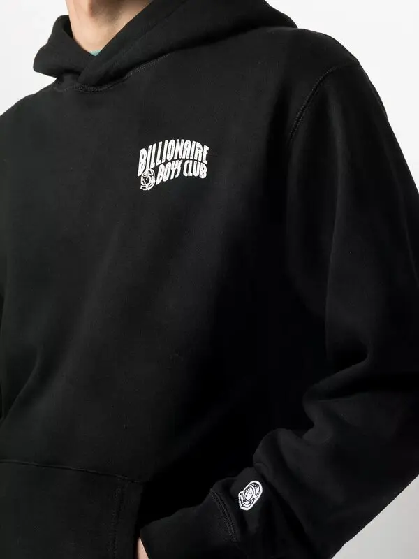 BILLIONAIRE BOYS CLUB Small Arch Logo Pullover Hoodie - Black
