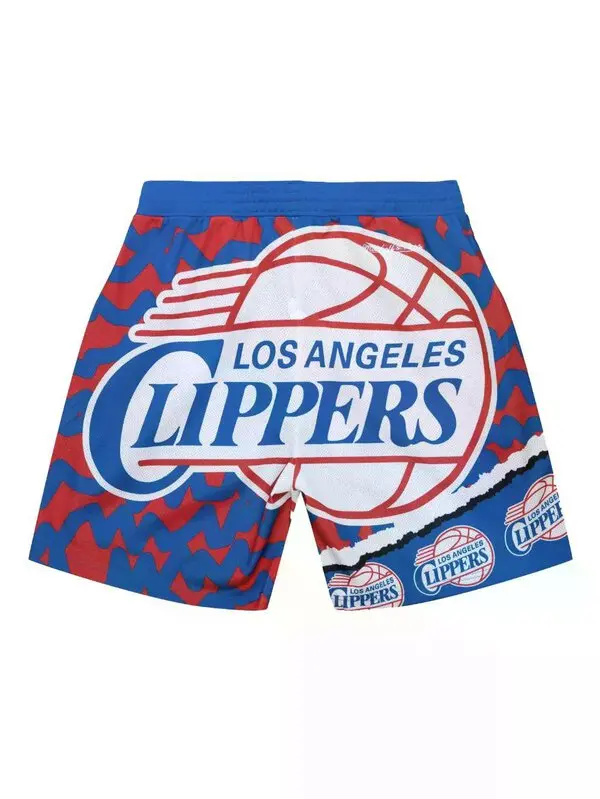 Mitchell & Ness Nba La Clippers Jumbotron 2.0 Sublimated Shorts - Blue