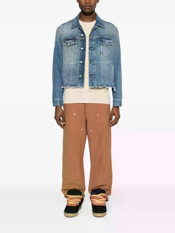 MAISON MARGIELA Raw-cut Denim Jacket