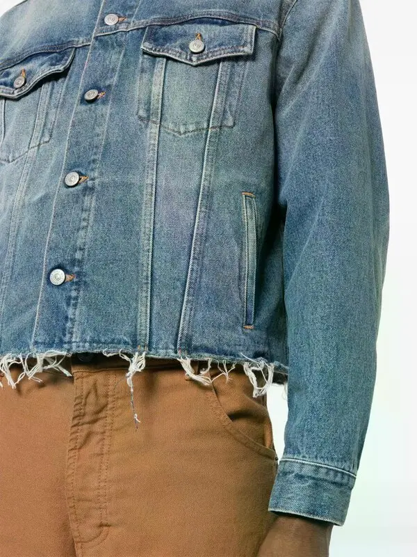 MAISON MARGIELA Raw-cut Denim Jacket