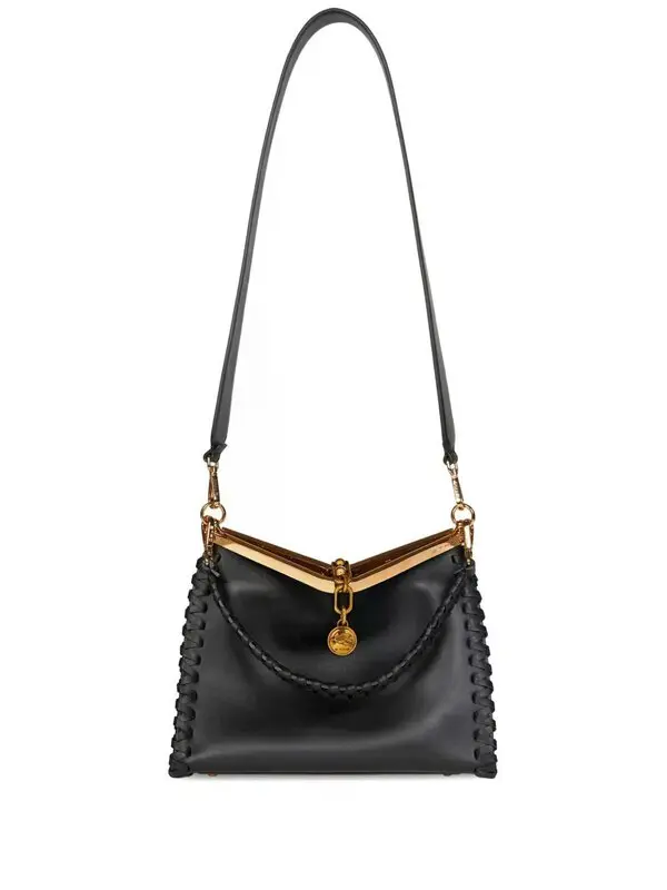 Etro Medium Vela Leather Shoulder Bag