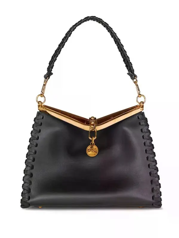 Etro Medium Vela Leather Shoulder Bag