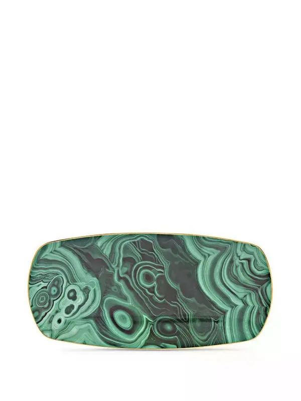 L'Objet Malachite Tray - Green