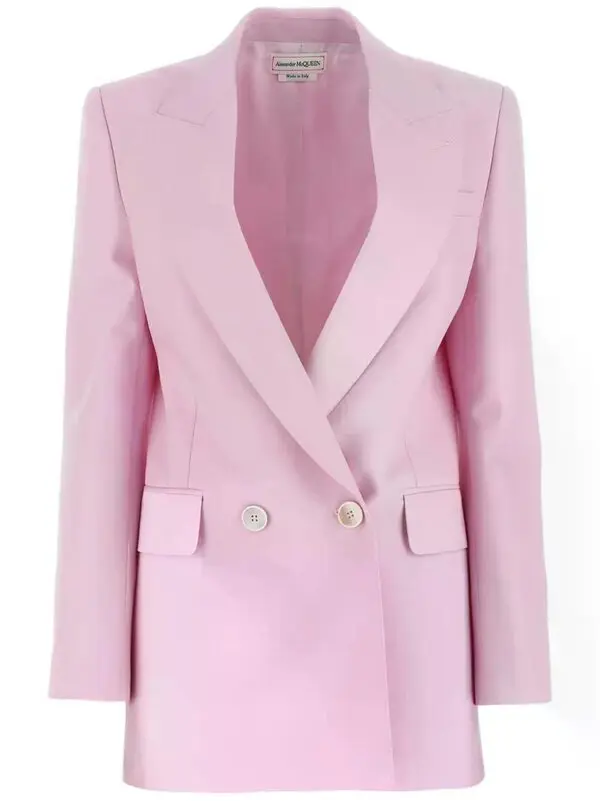 Alexander McQueen Double-breasted Wool Blazer