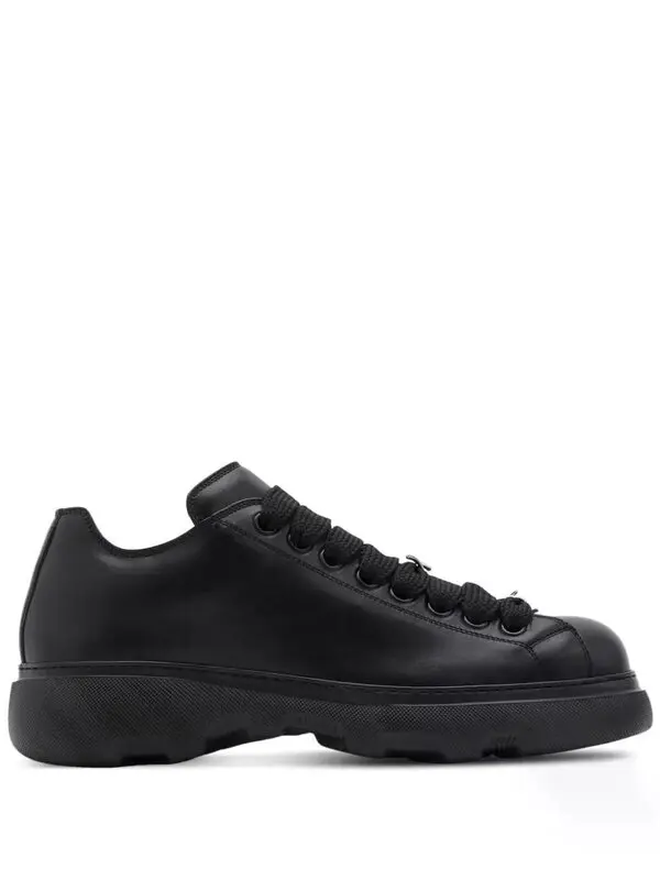 Burberry Ranger Barbed-wire Leather Sneakers