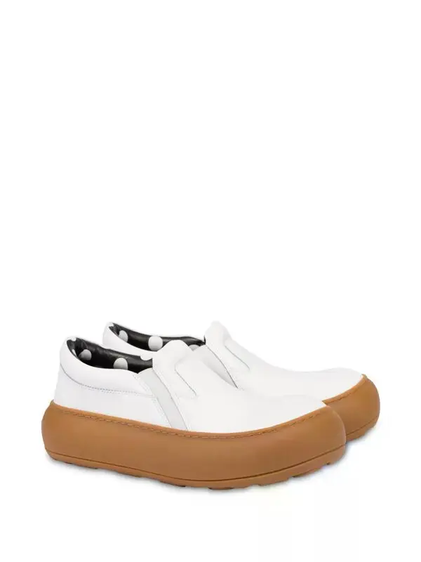 Moschino Oversized Sole Slip-on Trainers - White