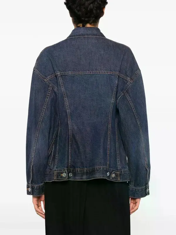 Balenciaga Hourglass Denim Jacket