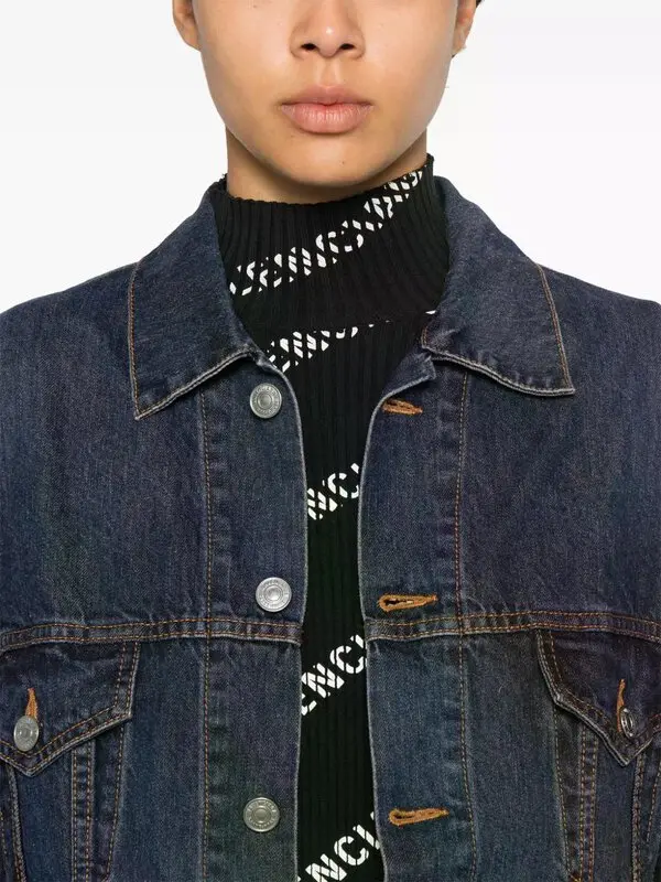 Balenciaga Hourglass Denim Jacket
