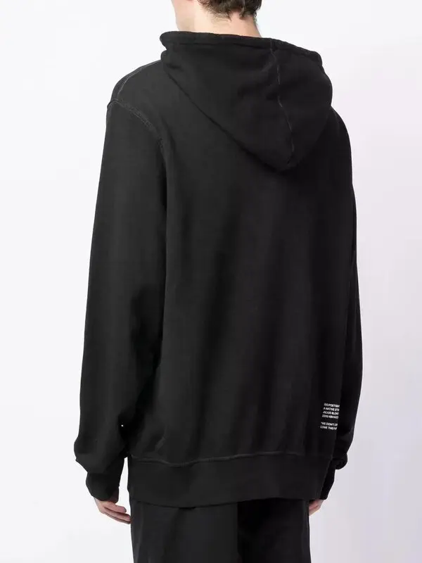 ISO.POETISM Logo Print Pullover Hoodie