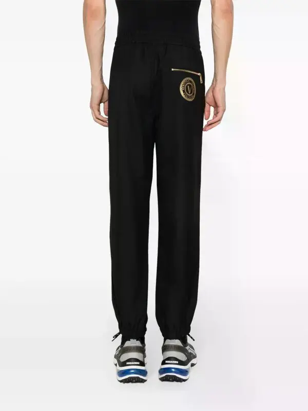 Versace V-emblem Tapered Trousers