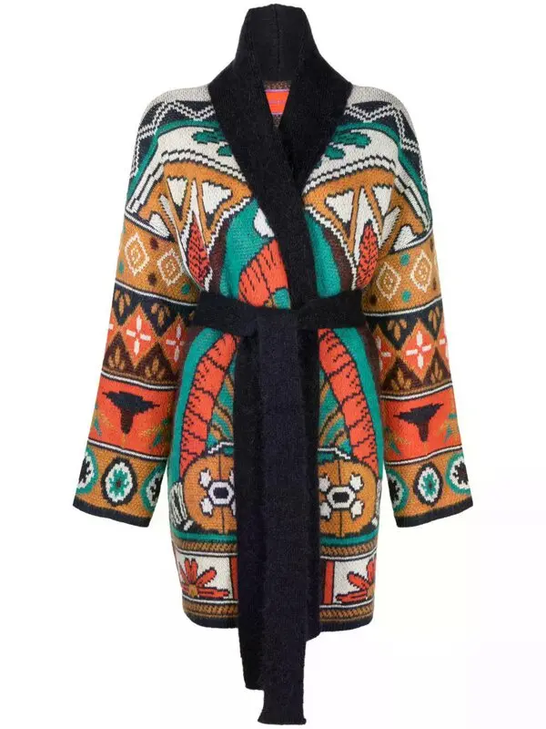 La DoubleJ Philae Placed Jacquard Cardigan