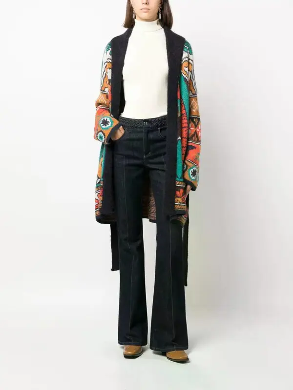 La DoubleJ Philae Placed Jacquard Cardigan