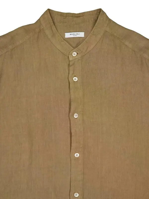 Boglioli Garment-dyed Linen Shirt
