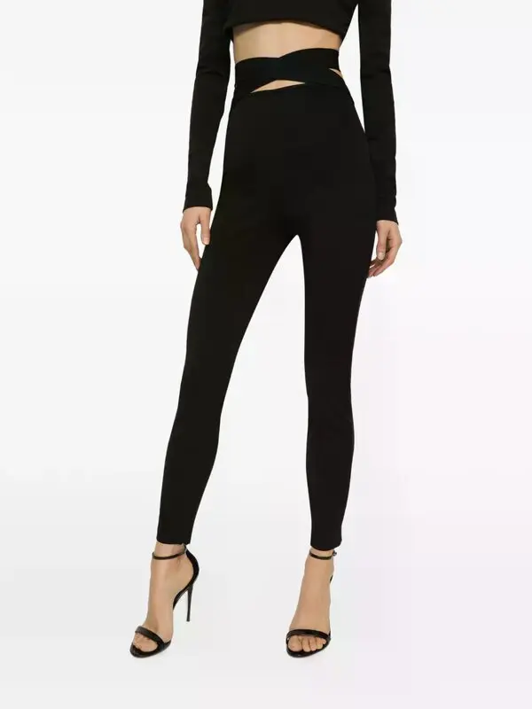 Dolce & Gabbana Ankle-zip Leggings