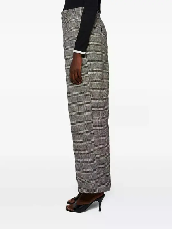 Vetements Plaid Trousers
