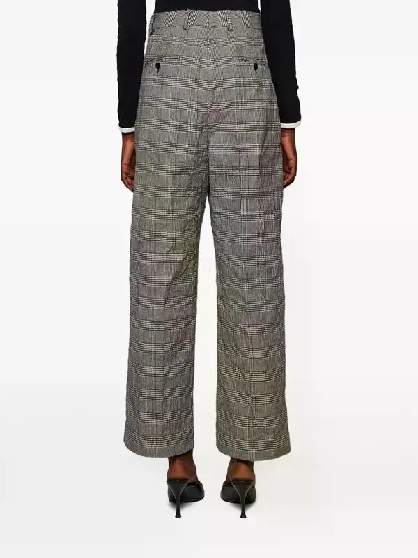 Vetements Plaid Trousers