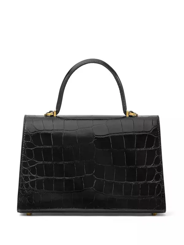 Versace Medusa '95 Croc-effect Leather Tote Bag