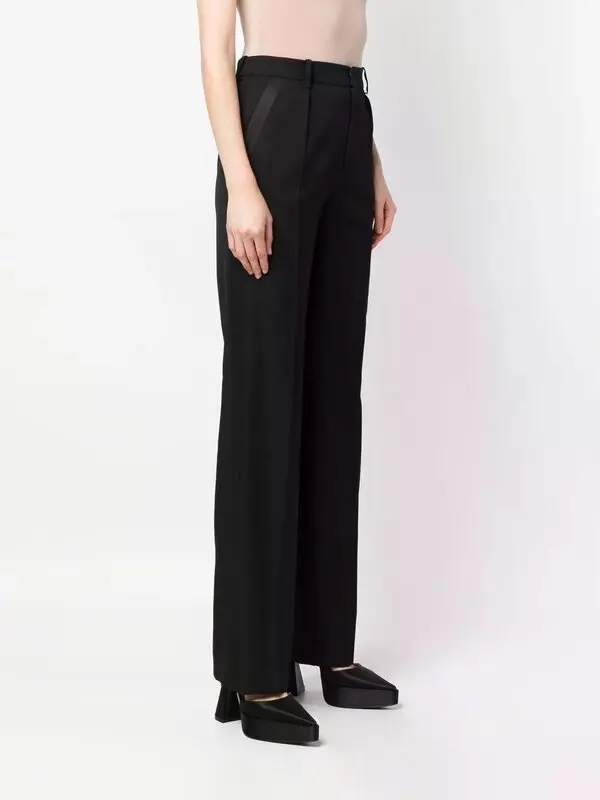 Saint Laurent High-waisted Straight-leg Trousers
