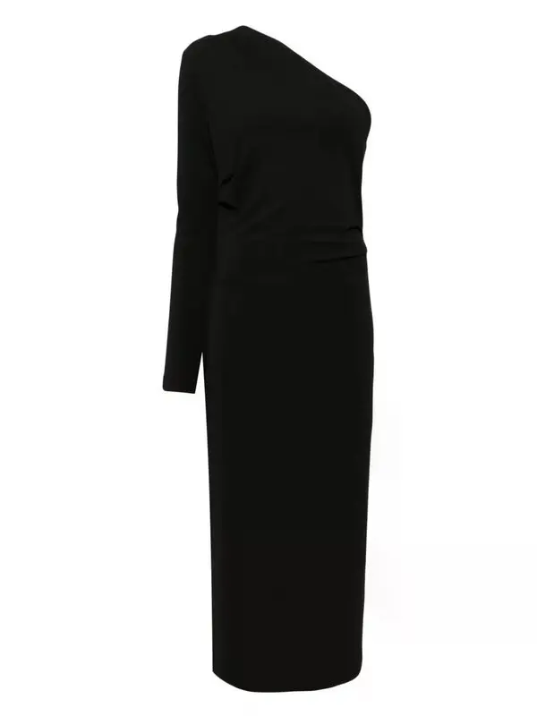Day Birger Et Mikkelsen Valley One-shoulder Midi Dress - Black