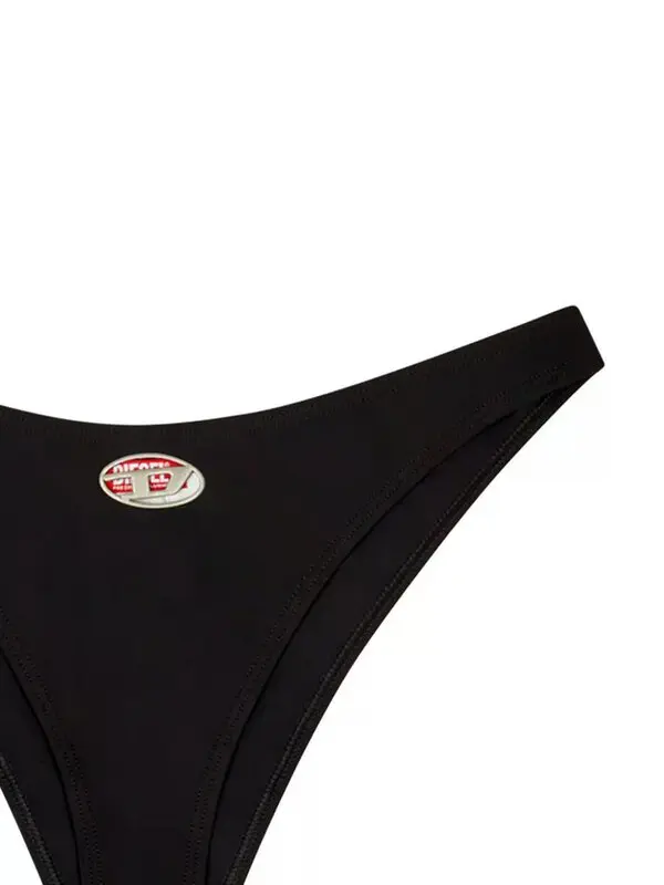 DIESEL® Bikini Bottoms With Oval D Logo Plaque