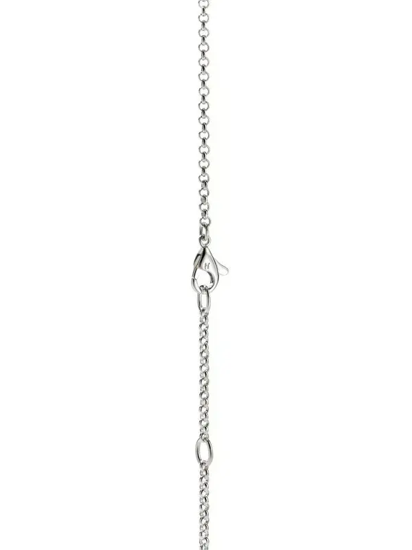 John Hardy Sterling Naga Blue Sapphire Pendant Necklace