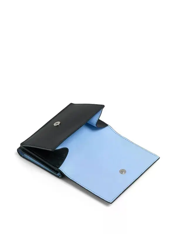 Marni Bi-fold Embossed Logo Leather Wallet