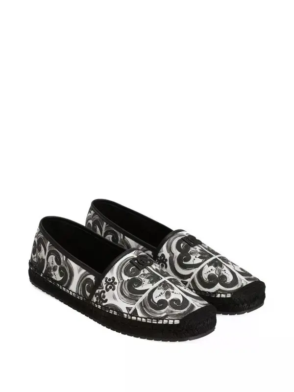 Dolce & Gabbana Majolica Print Espadrilles