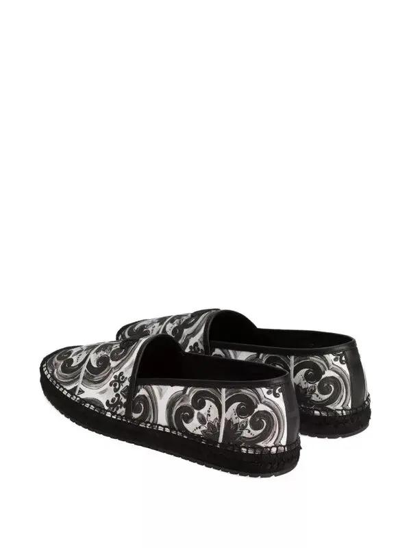 Dolce & Gabbana Majolica Print Espadrilles