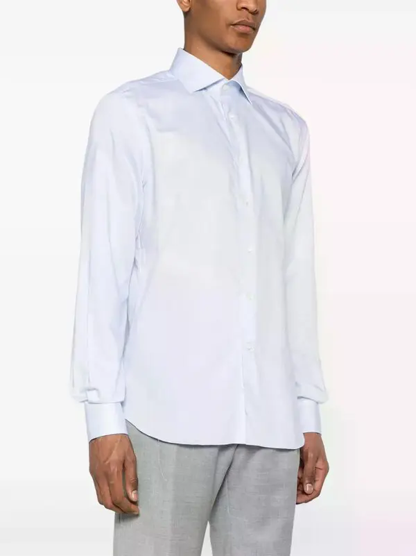 Corneliani Pointed-collar Cotton Shirt