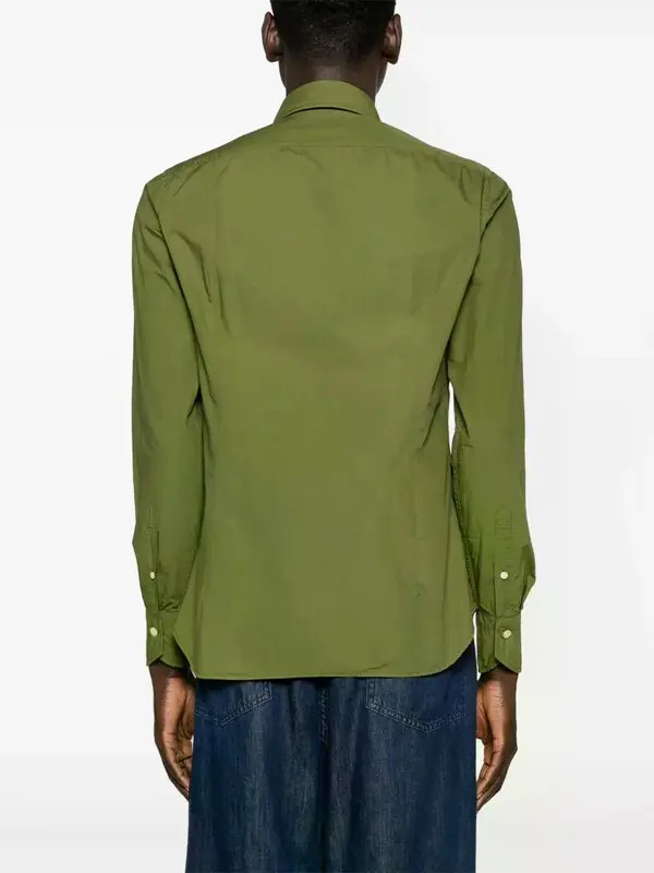 TINTORIA MATTEI 954 Cutaway-collar Cotton Shirt