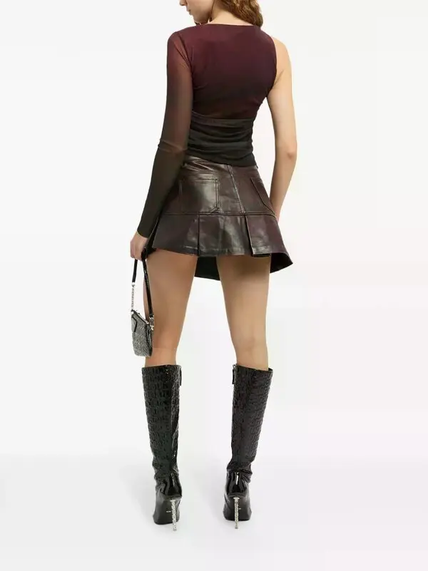 Gcds Creature Tulle One-shoulder Top