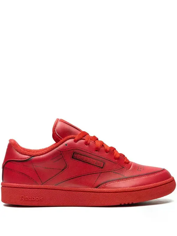 REEBOK X Maison Margiela Club C Vector Sneakers - Red