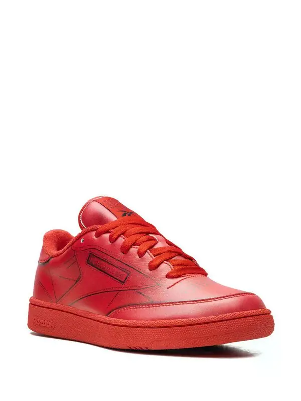 REEBOK X Maison Margiela Club C Vector Sneakers - Red