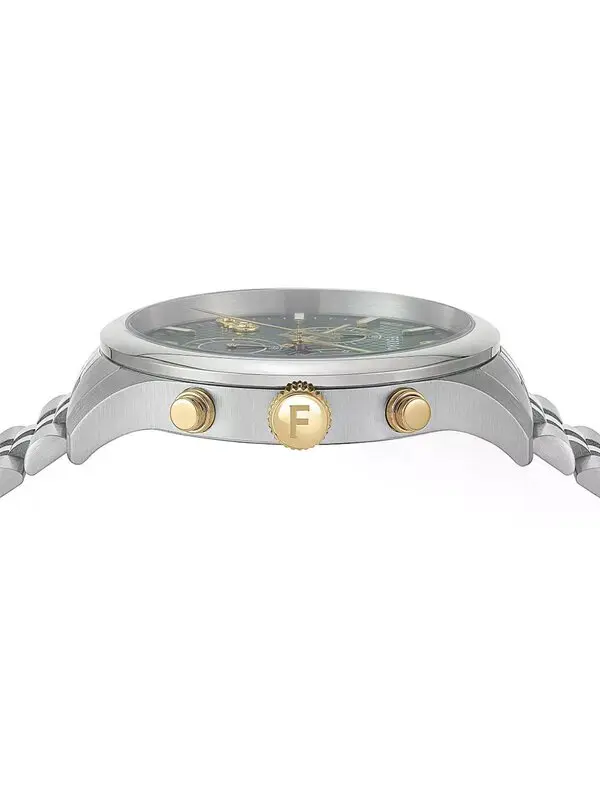 FERRAGAMO Duo Chrono 43mm Stainless Steel Watch