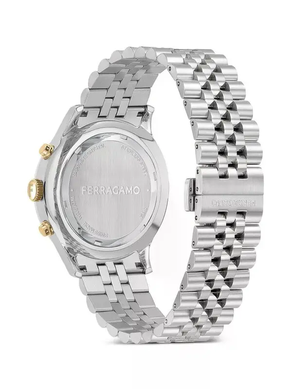 FERRAGAMO Duo Chrono 43mm Stainless Steel Watch