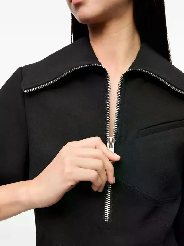 GANNI Mini Zip-up Dress