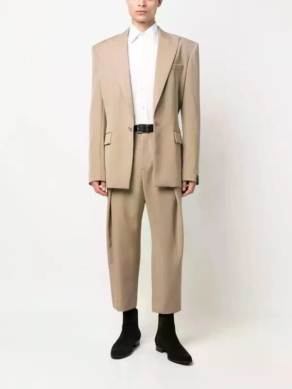 Balmain Single-breasted Wool Suit Jacket