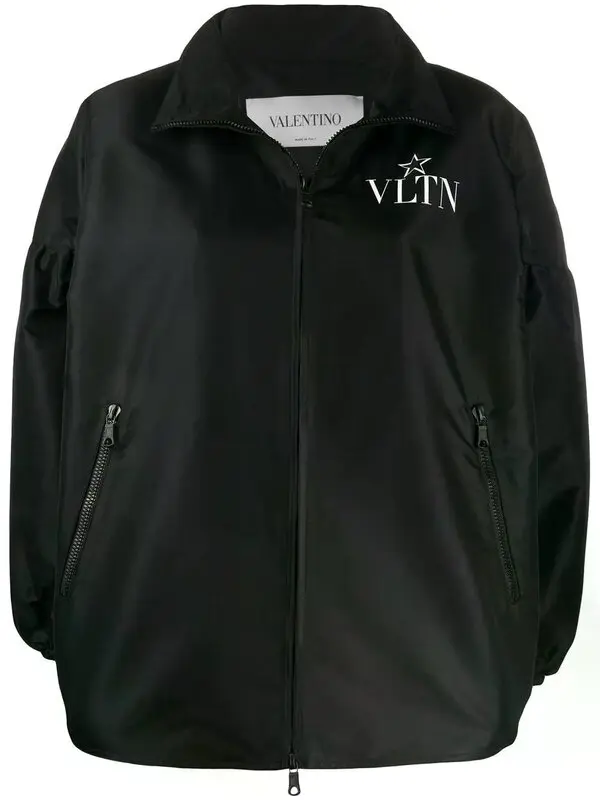 Valentino Garavani Logo Print Bomber Jacket