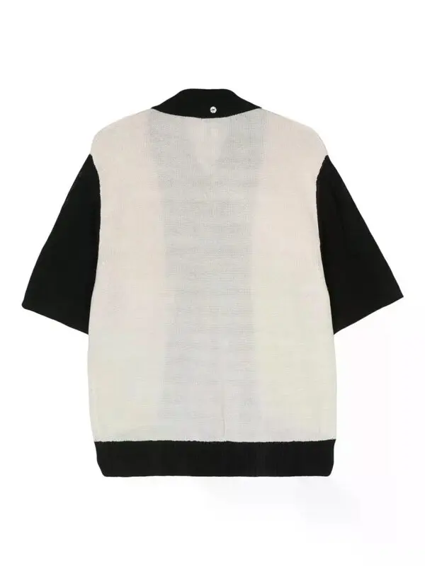 WINNIE N.Y.C Colour-block Knitted Shirt