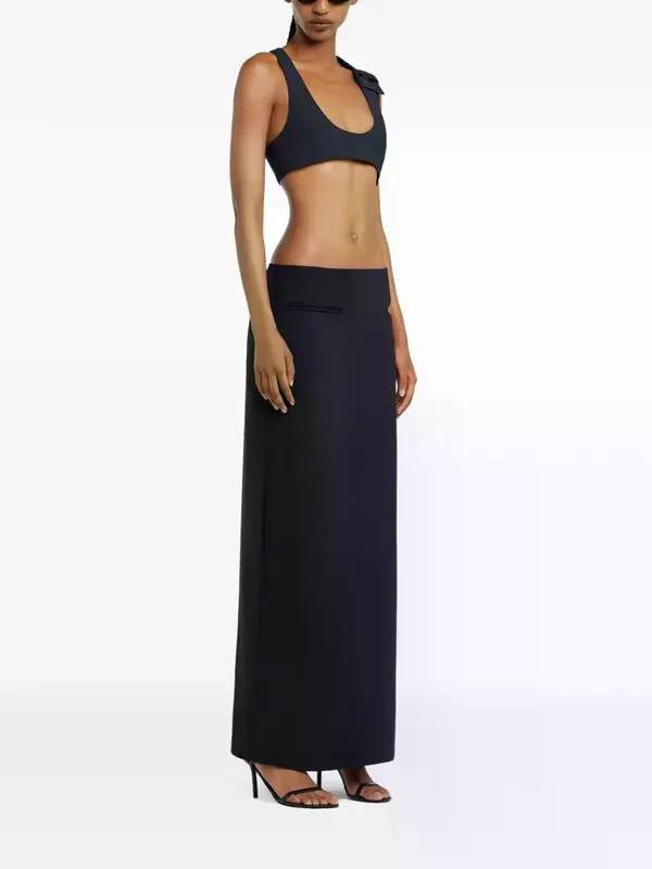 COURREGES Cut-out Detail Maxi Skirt