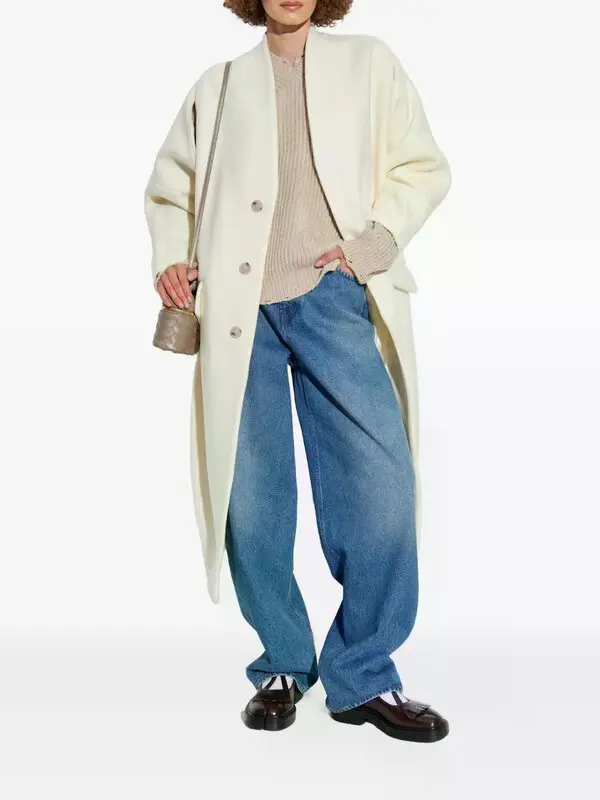 MAISON MARGIELA Distressed Ribbed V-neck Sweater