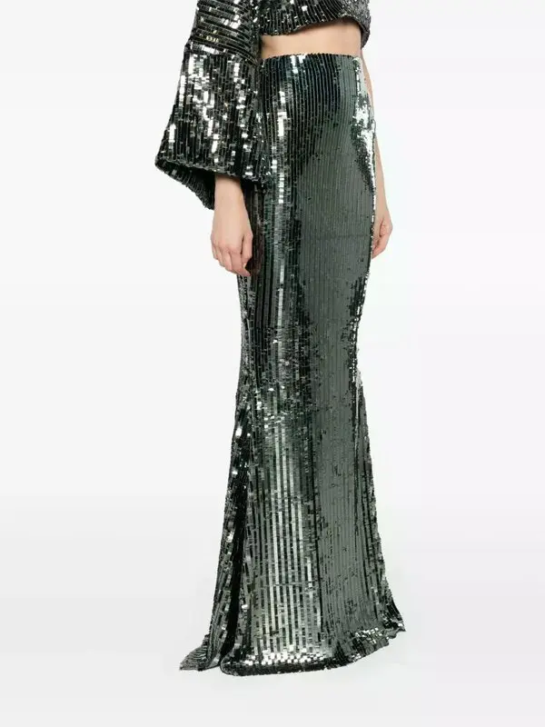 TALLER MARMO Sequinned Maxi Skirt