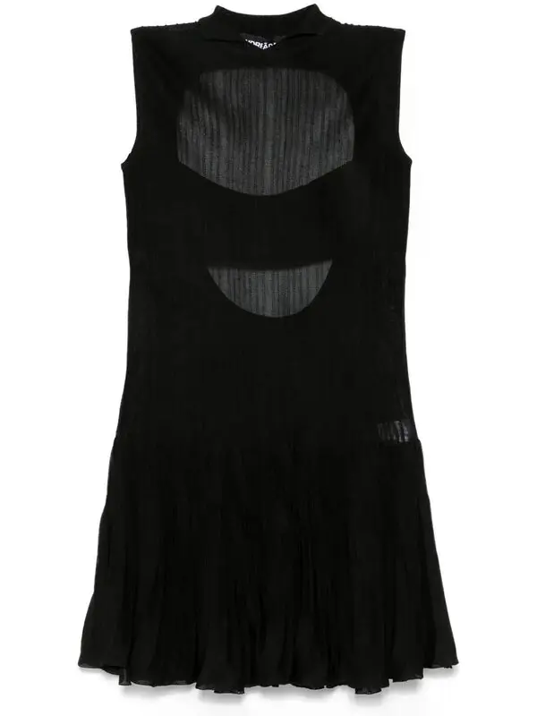 ANDREĀDAMO Ribbed Mini Dress